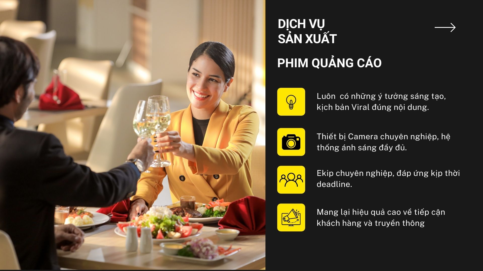 Sản xuất TVC quảng cáo | HD Producer là đơn vị sản xuất TVC uy tín.